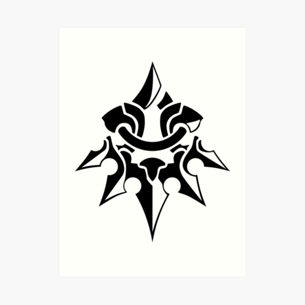 "YoRHa - Black Command Insignia" Art Print by supanerd01 | Redbubble