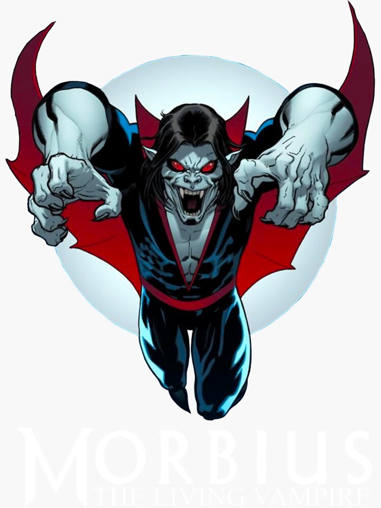 "Morbius " Sticker by keeryzartz | Redbubble