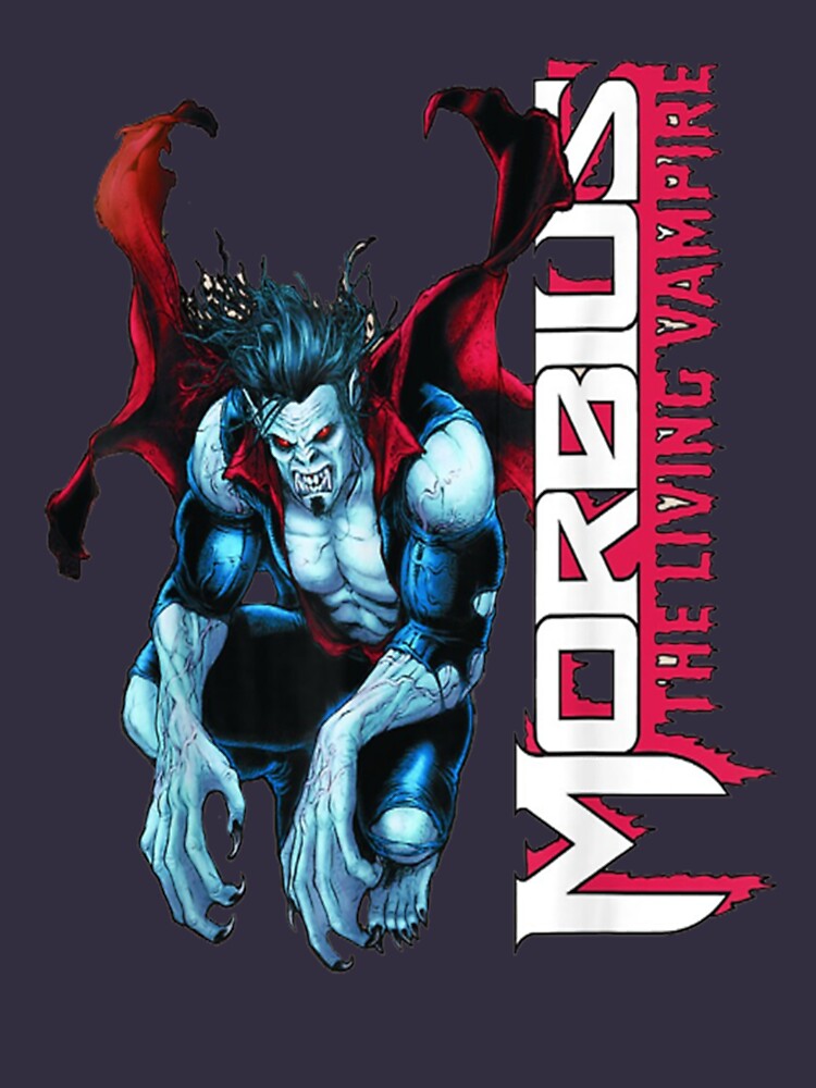 "Morbius The Living Vampire Crouching Logo " T-shirt by keeryzartz ...