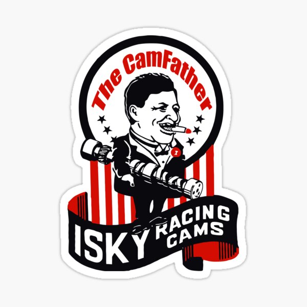 "ISKY Iskenderian Racing Cams" Sticker for Sale by Desainshoping ...