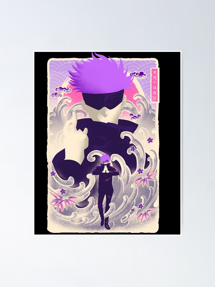 "Colorful Gojo Satoru" Poster for Sale by chicken981 | Redbubble