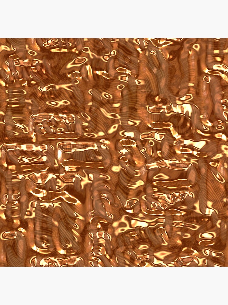 "Copper metal" Sticker by fourretout | Redbubble