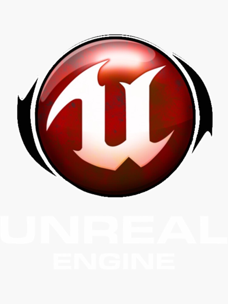 "Best Selling - Unreal Engine Merchandise Essential T-Shirt" Sticker by ...