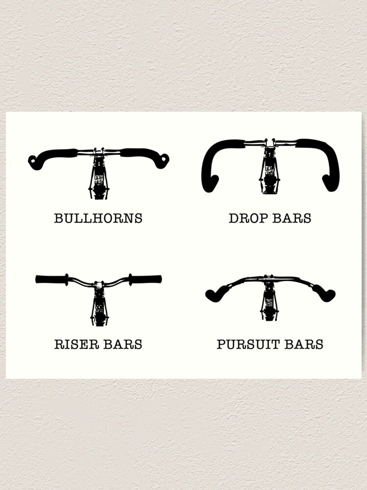 "Fixed Gear Handlebars" Art Print by tasostsintzi | Redbubble