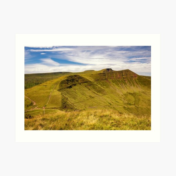 "Corn Du, Pen y Fan and Cribyn, Brecon Beacons" Art Print by dasantillo ...