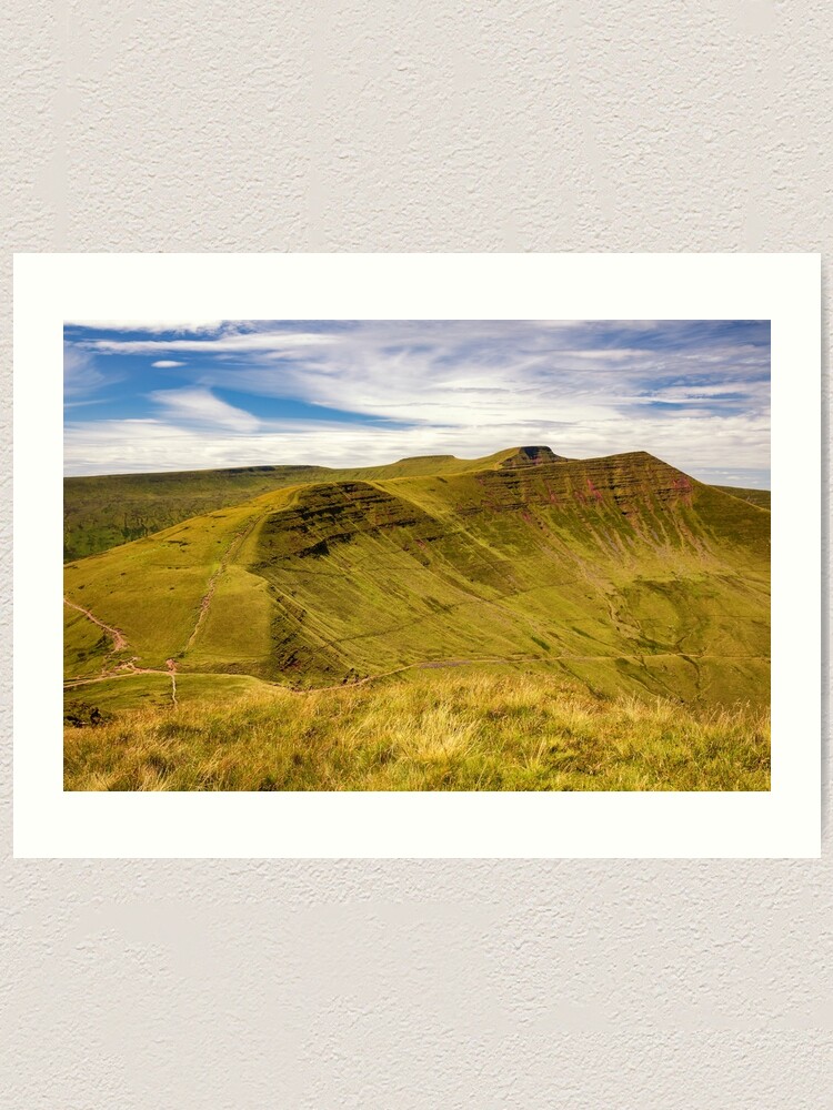 "Corn Du, Pen y Fan and Cribyn, Brecon Beacons" Art Print by dasantillo ...