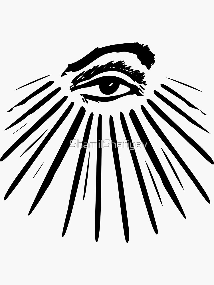 "Eye Shine" Sticker for Sale by ShamilShafiyev | Redbubble