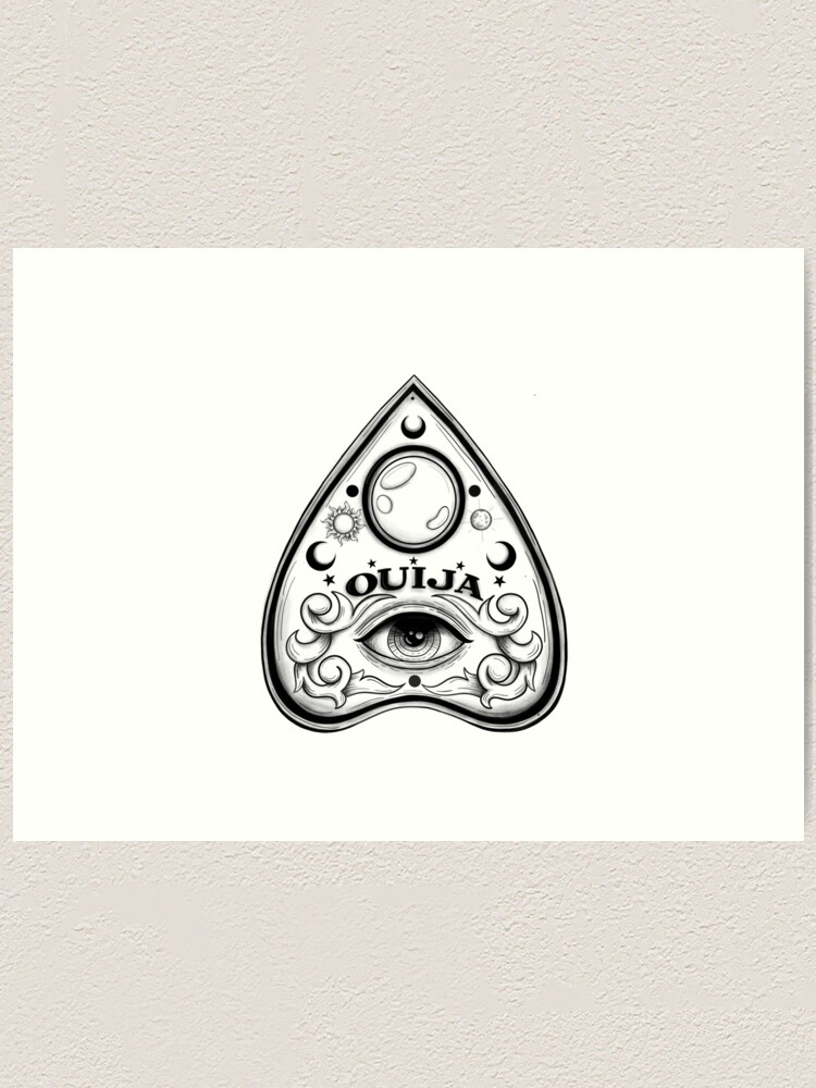 "Ouija Planchette " Art Print for Sale by AchillesHelios | Redbubble