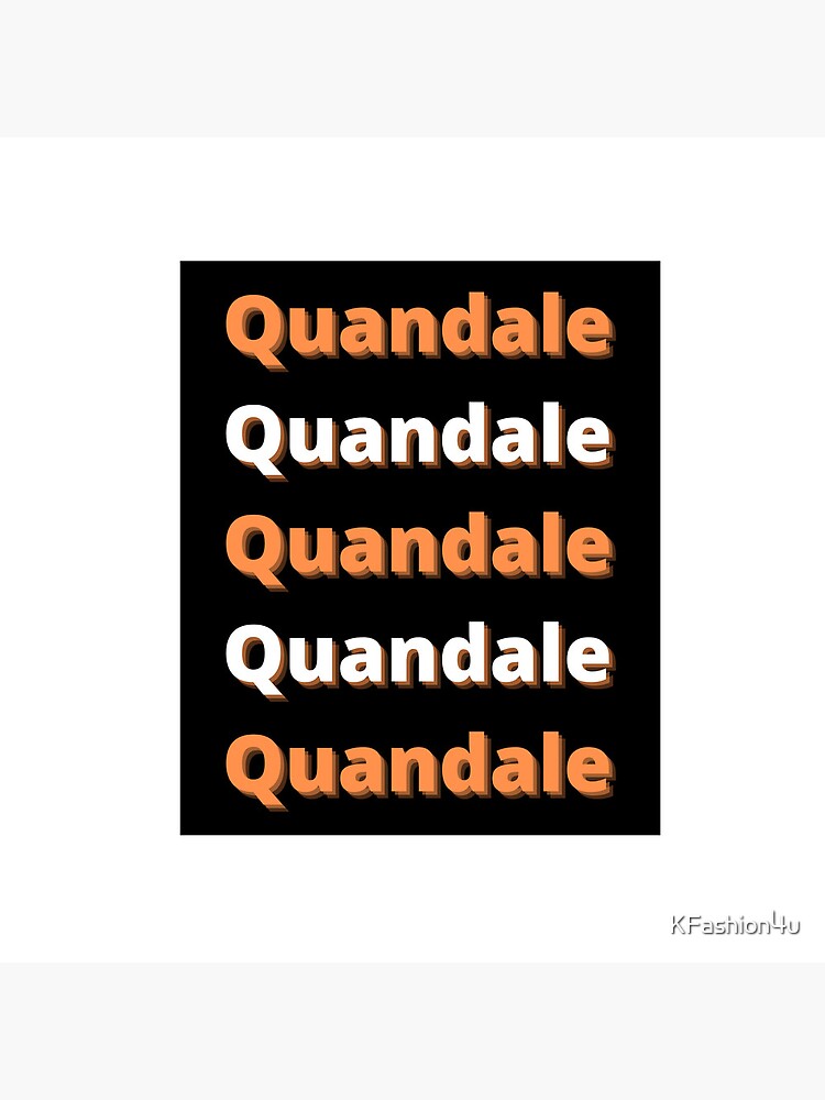 "Quandale Quandale Funny Meme" Poster by KFashion4u | Redbubble