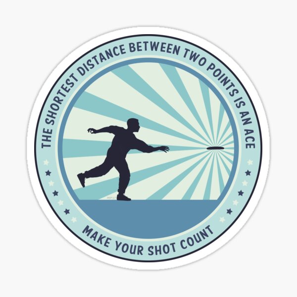 "Make Your Shot Count" Sticker for Sale by perkinsdesigns | Redbubble