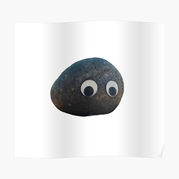 "everything everywhere all at once rock meme" Poster for Sale by Riv0x ...