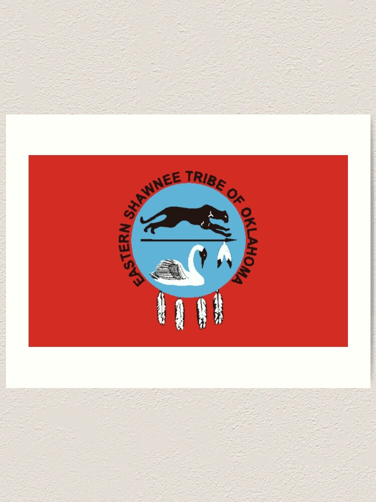 "Flag of Eastern Shawnee Tribe of Oklahoma USA" Art Print for Sale by ...