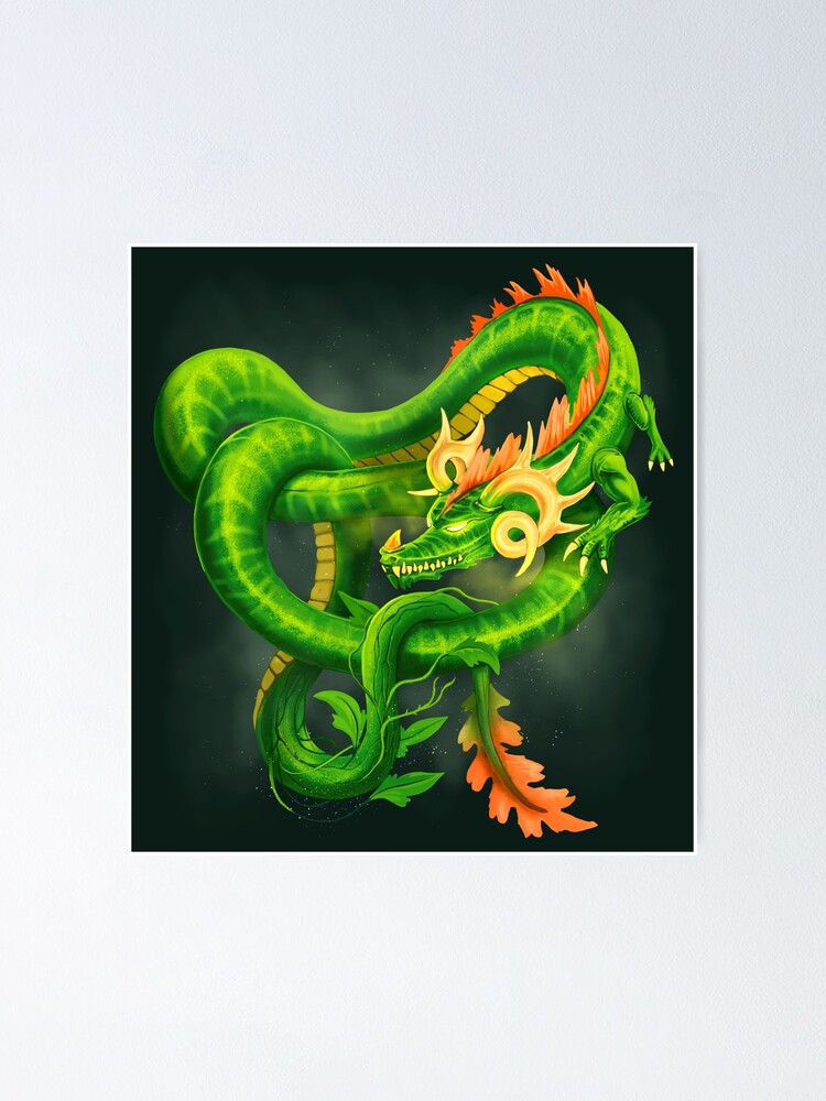 "The Summer Dragon" Poster for Sale by Ravee2000 | Redbubble