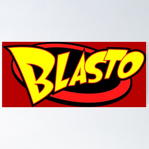 "Blasto Logo" Poster for Sale by FrozenLip | Redbubble