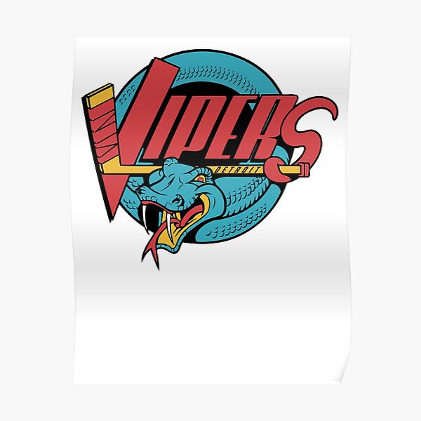 "Detroit Vipers" Poster for Sale by Valentineunique | Redbubble