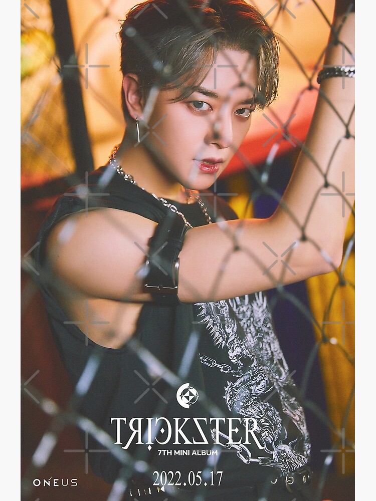 "ONEUS RAVN "TRICKSTER"" Poster by HaloHaloShine | Redbubble
