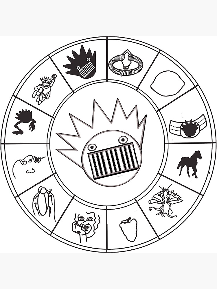 "Boognish Rising - Horoskop-Geburtshoroskop für Ween" Fotodruck von ...