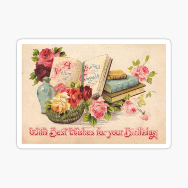 "Happy Birthday with Best Wishes For Your Birthday Floral Greeting Card ...
