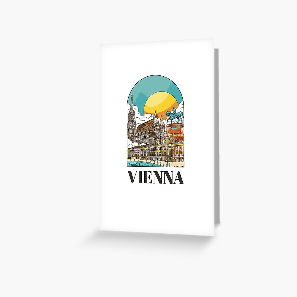 "Vienna landscape" Sticker for Sale by iBruster | Redbubble