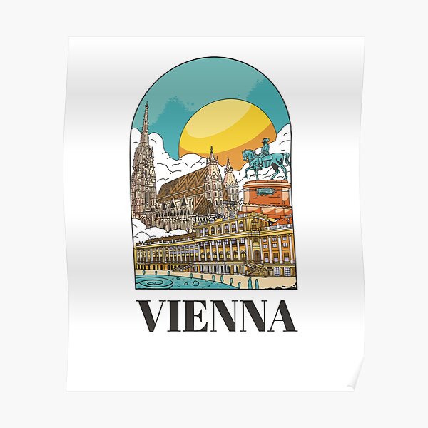 "Vienna landscape" Poster for Sale by iBruster | Redbubble