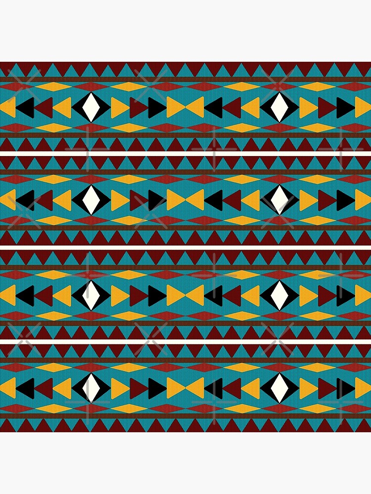 "Navajo Teal Pattern" Art Print for Sale by rollosphotos | Redbubble