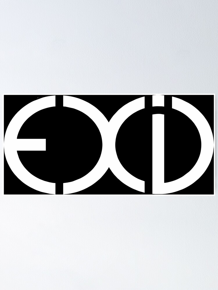 "exid white logo" Poster by dexta | Redbubble