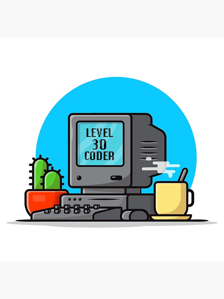 "Level 30 Coder V2" Poster for Sale by WebBest | Redbubble