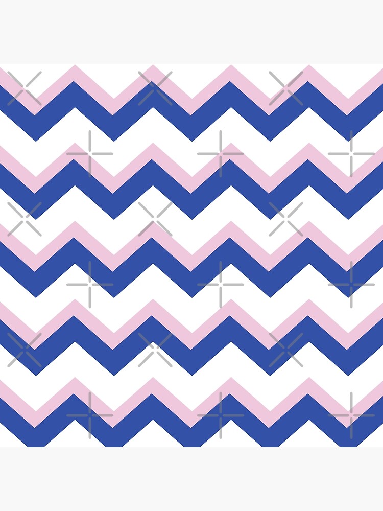 "Blue Pink Chevron" Art Print for Sale by rollosphotos | Redbubble