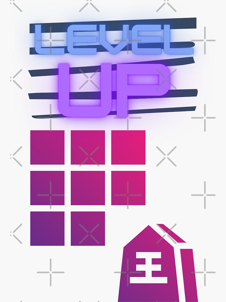 "Level up - shogi board" Sticker by nicafab | Redbubble