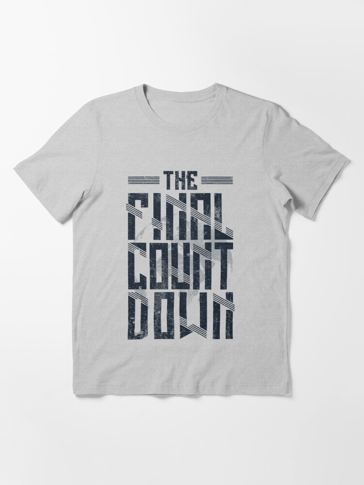 "The Final Countdown" T-shirt for Sale by windrose | Redbubble | music ...