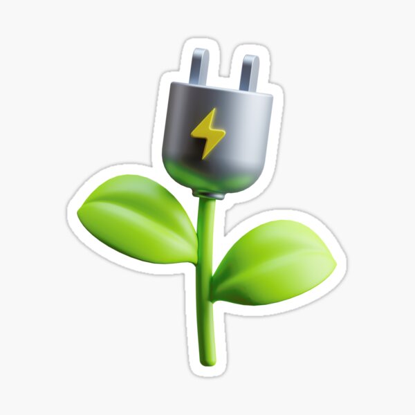 "3D Biomass Energy " Sticker by 3Dimension | Redbubble