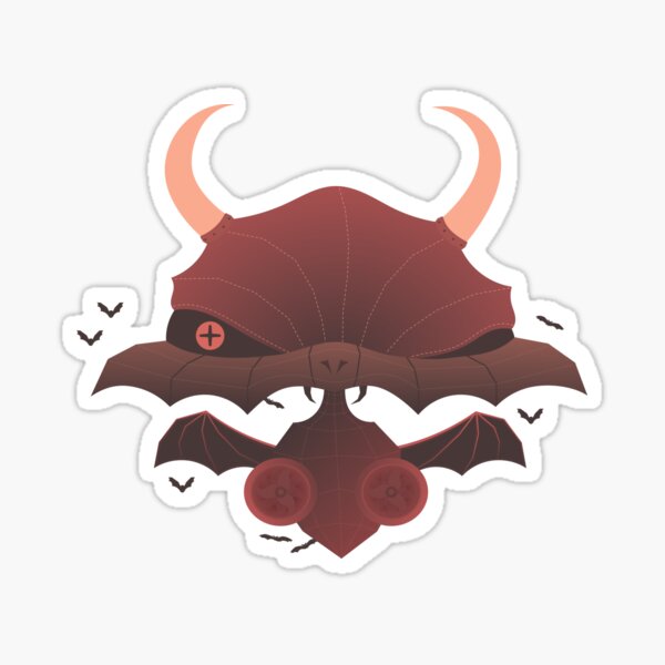 "Bat Airplane with Horns and little bats flying over the mountains ...