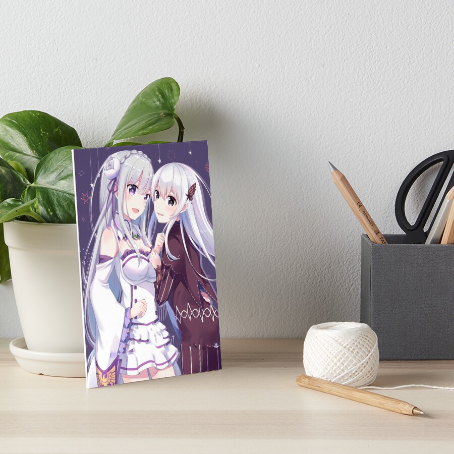 "Echidna Re Zero Drawing" Art Board Print by antioneart | Redbubble