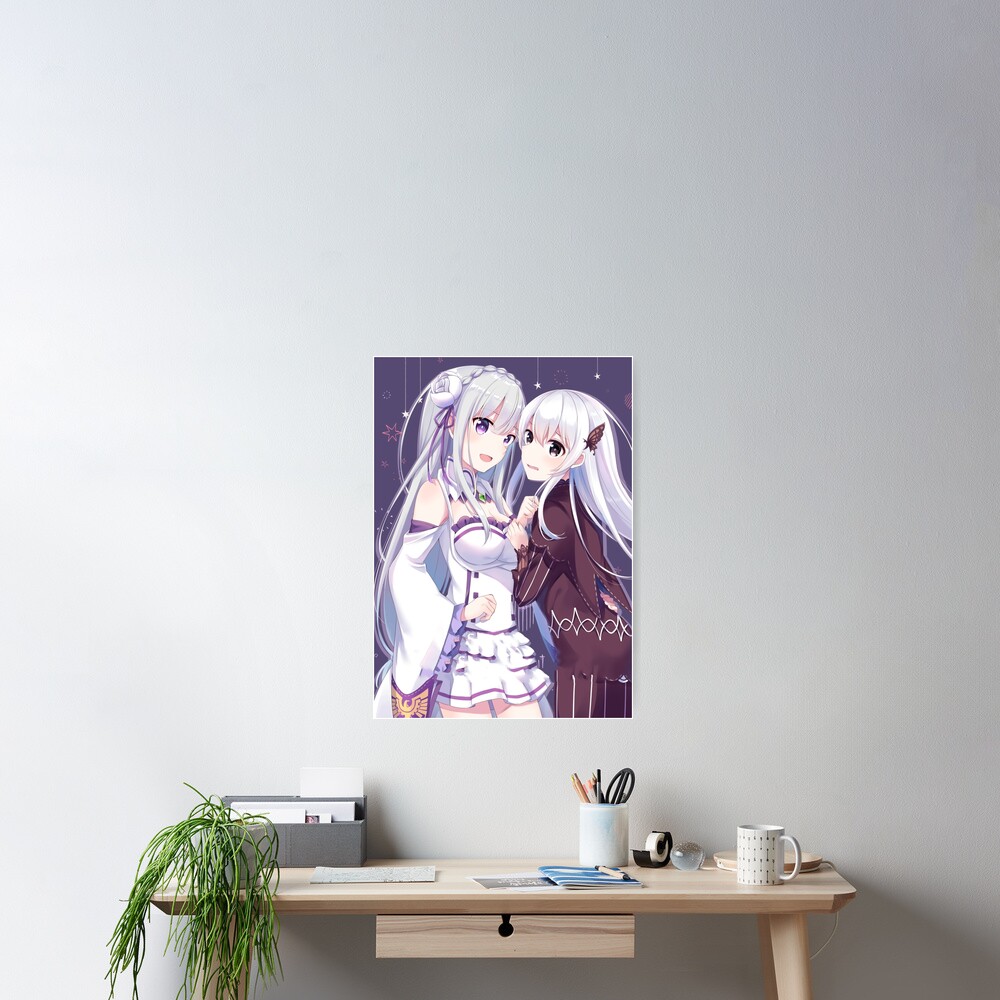 "Echidna Re Zero Drawing" Poster for Sale by antioneart | Redbubble
