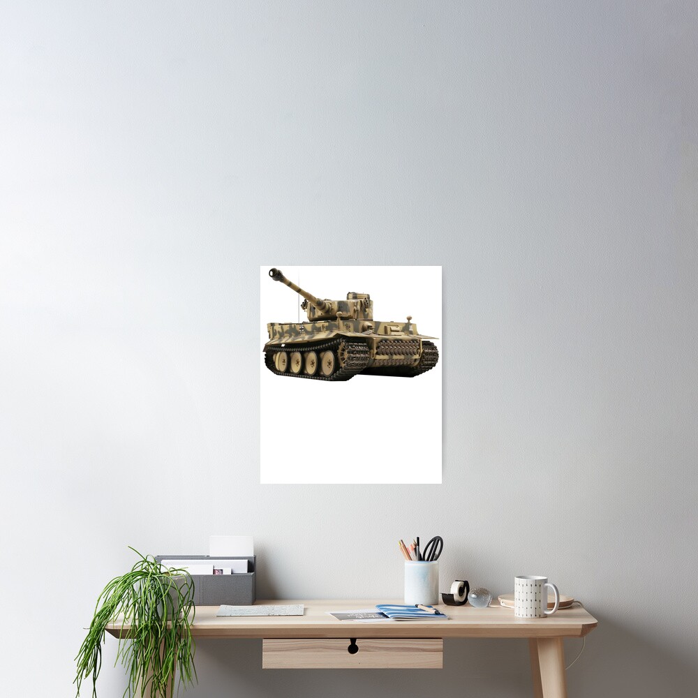 "Tiger Tank Poster" Poster by spiwakihgoynesm | Redbubble