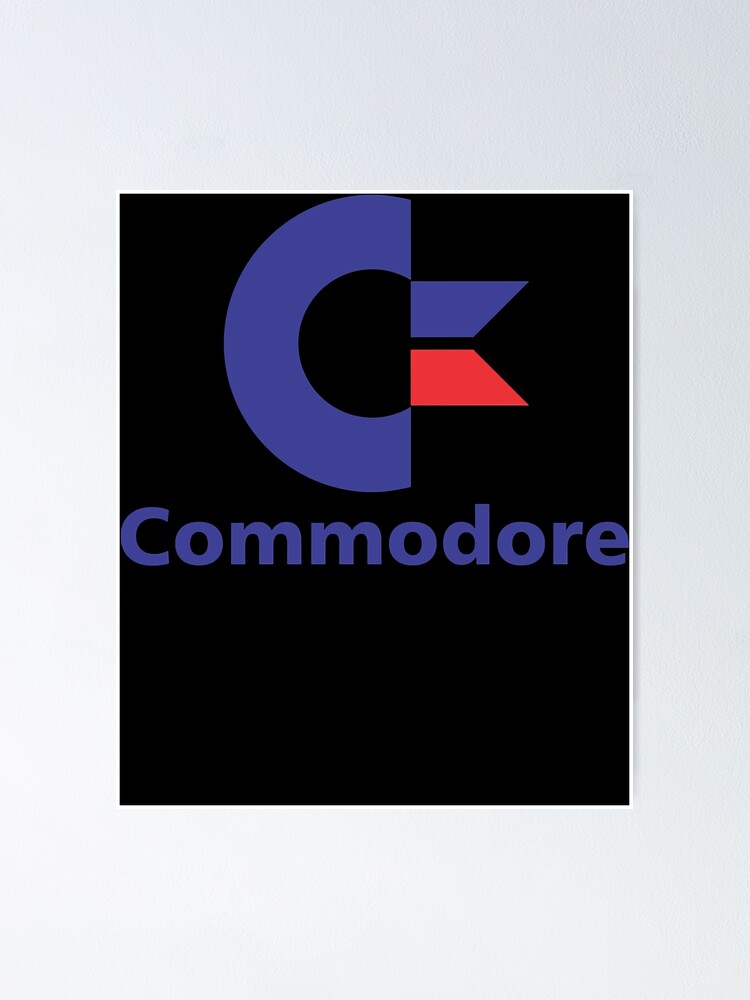 "Commodore Logo " Poster for Sale by mayleehul | Redbubble