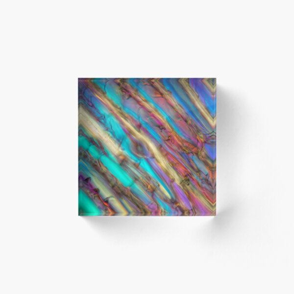 "Frozen apple juice under a microscope." Acrylic Block for Sale by ...