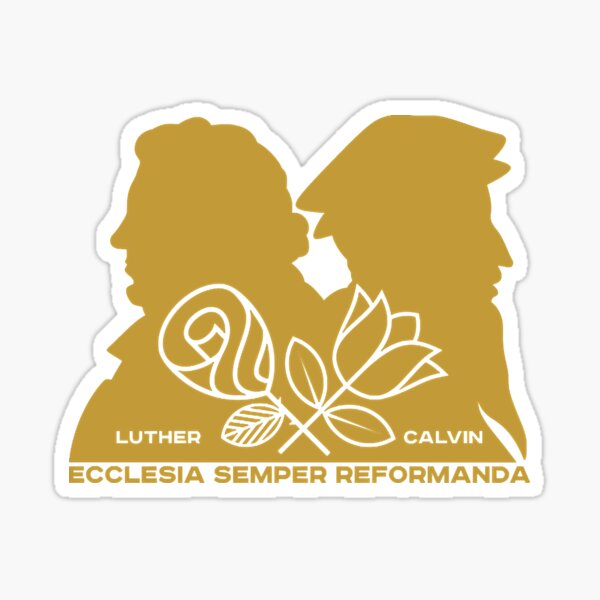 "Reformers - Luther and Calvin. " Sticker by WilliamD668018 | Redbubble