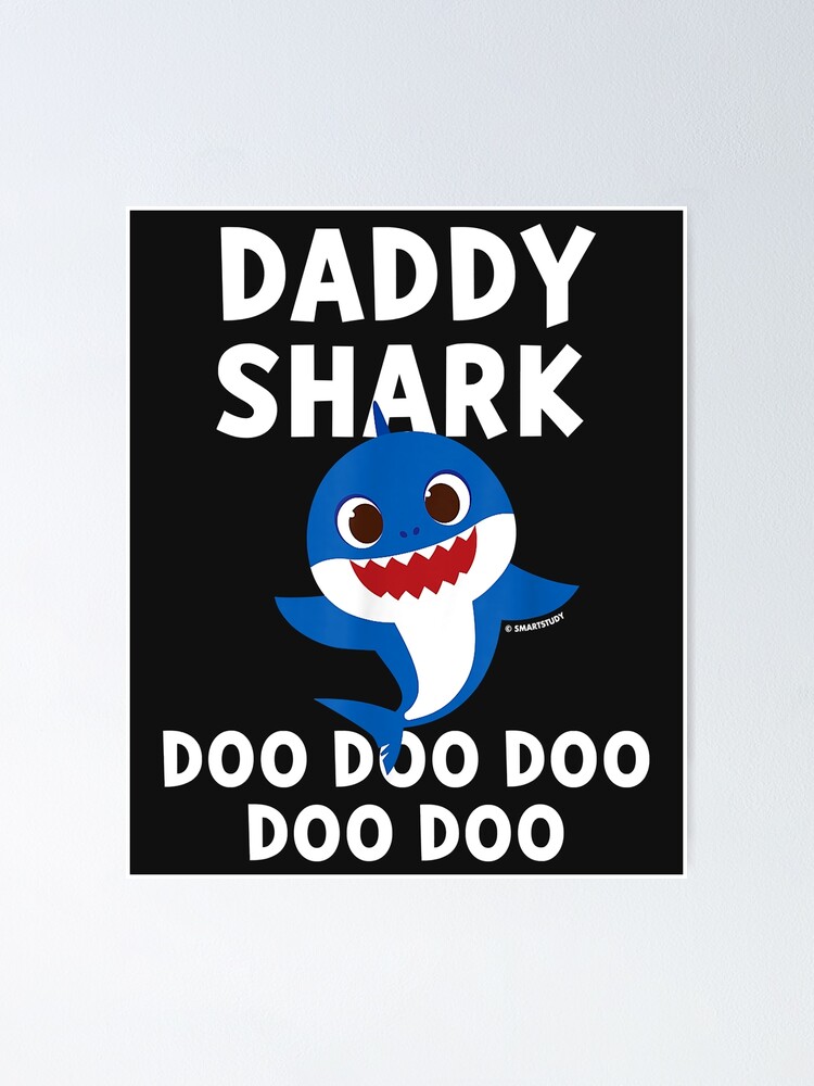 "Mens pinkfong daddy shark official" Poster for Sale by BrunellaPalom ...