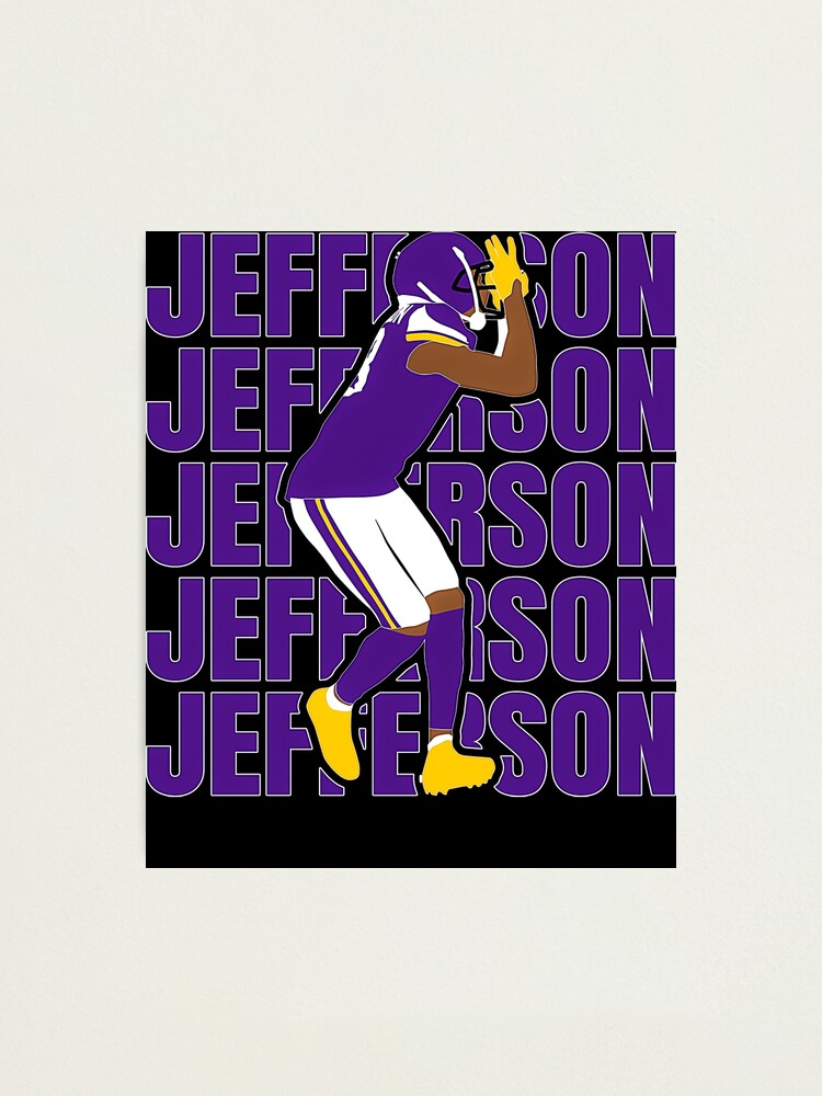 "Justin Jefferson Justin Jefferson Justin Jefferson sport" Photographic ...