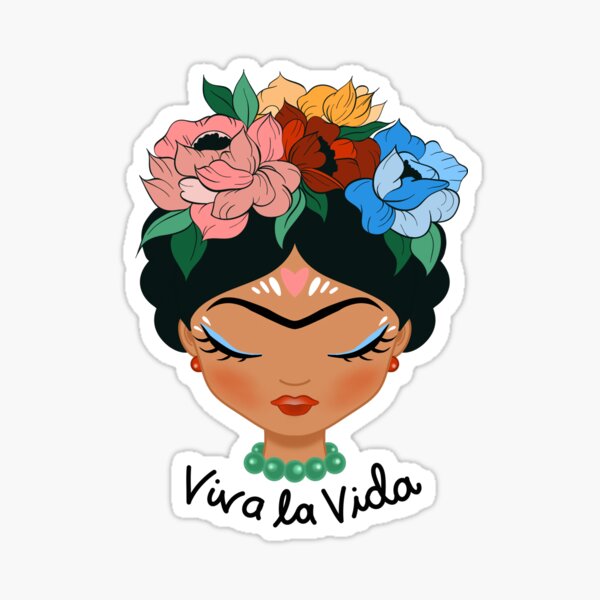 " VIVA LA VIDA" Sticker for Sale by MAYRAREINART77 | Redbubble