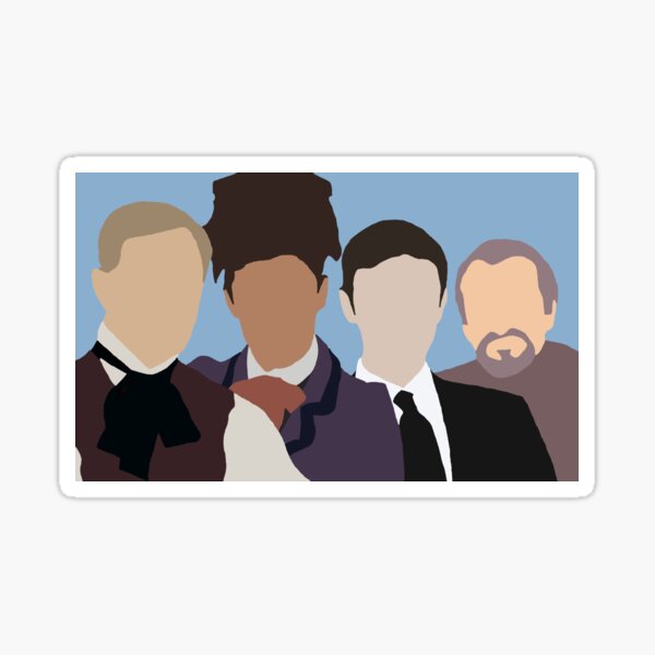 "4 Masters" Sticker by ThatCrazyFan | Redbubble