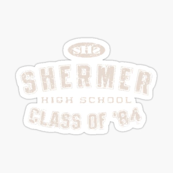 "Shermer High School" Sticker by Mrsedoo54 | Redbubble