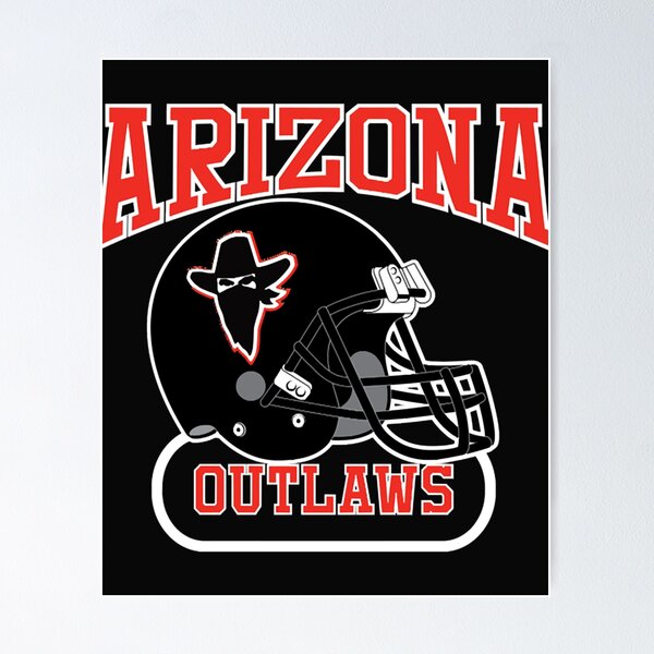 "Arizona Outlaws Helmet " Poster for Sale by sotouejblair151 | Redbubble