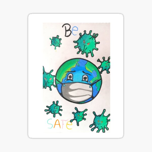 "be safe" Sticker by TigassArt | Redbubble