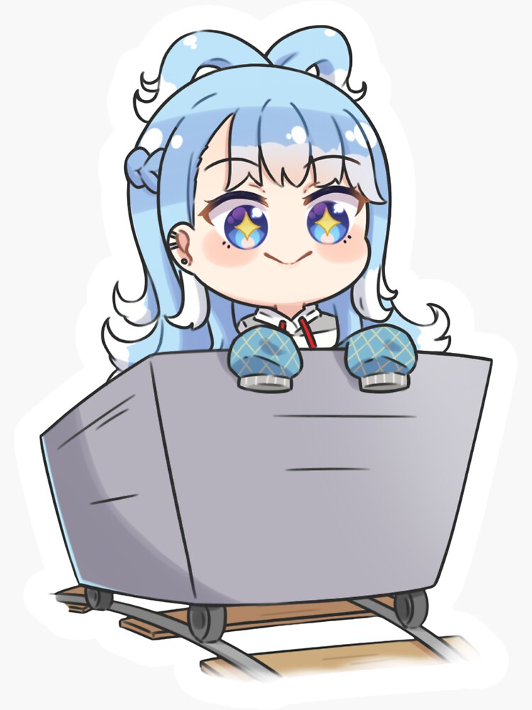 Sticker « Kobo Kanaeru Hololive Indonésie Minecart Chibi Cute Kawaii ...