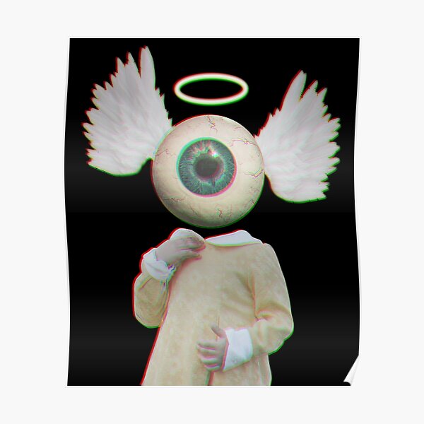 "Girl Eyeball Angel Dreamcore Weirdcore Aesthetics " Poster for Sale by ...