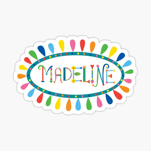 "Madeline" Sticker for Sale by andibird | Redbubble