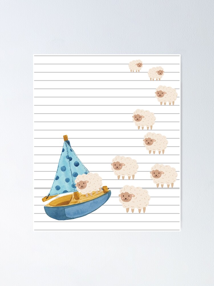 "Ship ship the sheep" Poster for Sale by SkyisBright | Redbubble