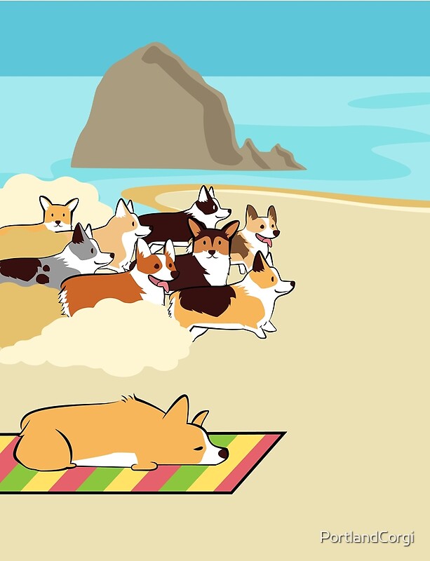 "2017 - Corgi Storm - Phone Case" by PortlandCorgi | Redbubble